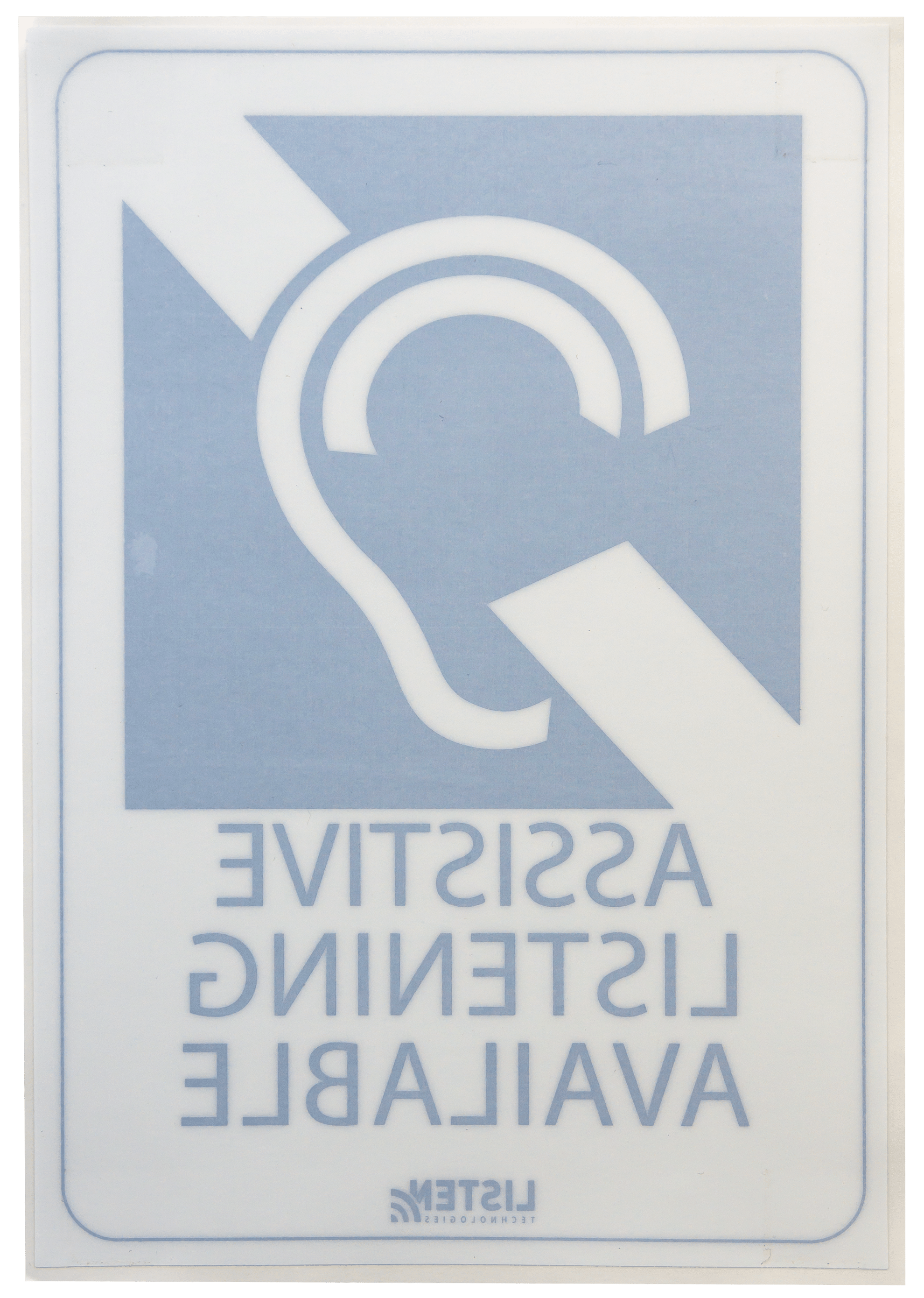 Assistive Listening Notification Signage Kit - Listen Technologies