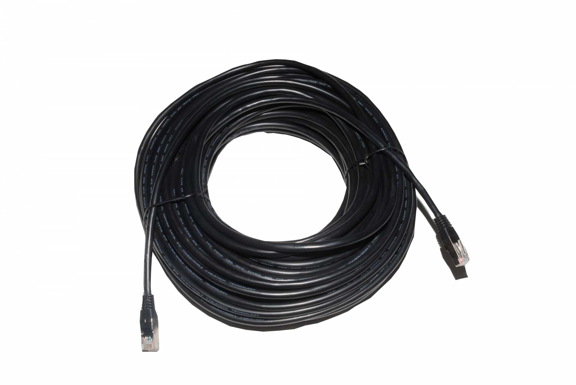 Cat6 STP Cable Assembly 15.24m (50 ft.) - Listen Technologies