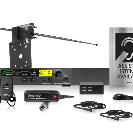 Listen iDSP Essentials Level 2 Stationary RF System (72 MHz) (Dante ...