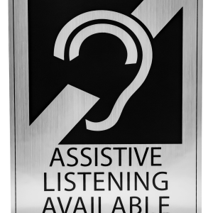 Assistive Listening Notification Signage Kit | Listen Technologies