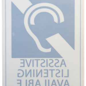 Assistive Listening Notification Signage Kit | Listen Technologies