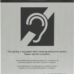 Assistive Listening Notification Signage Kit | Listen Technologies