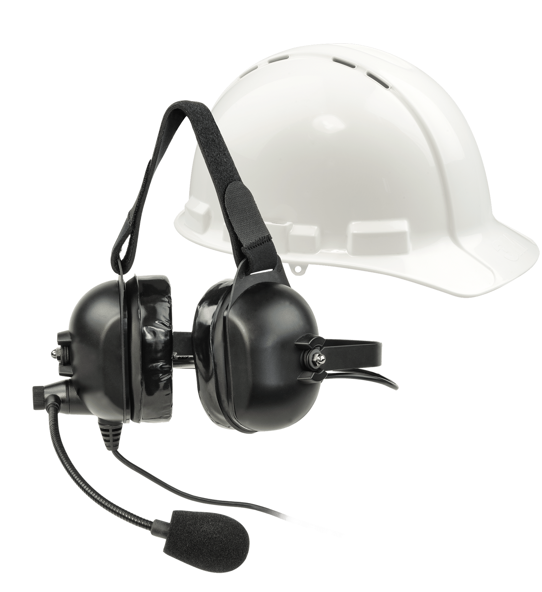 Headset 5 (Over Ears Industrial w/Boom Mic) - Listen Technologies