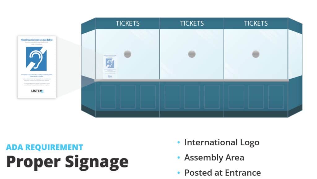 Compliance Signage - Listen Technologies